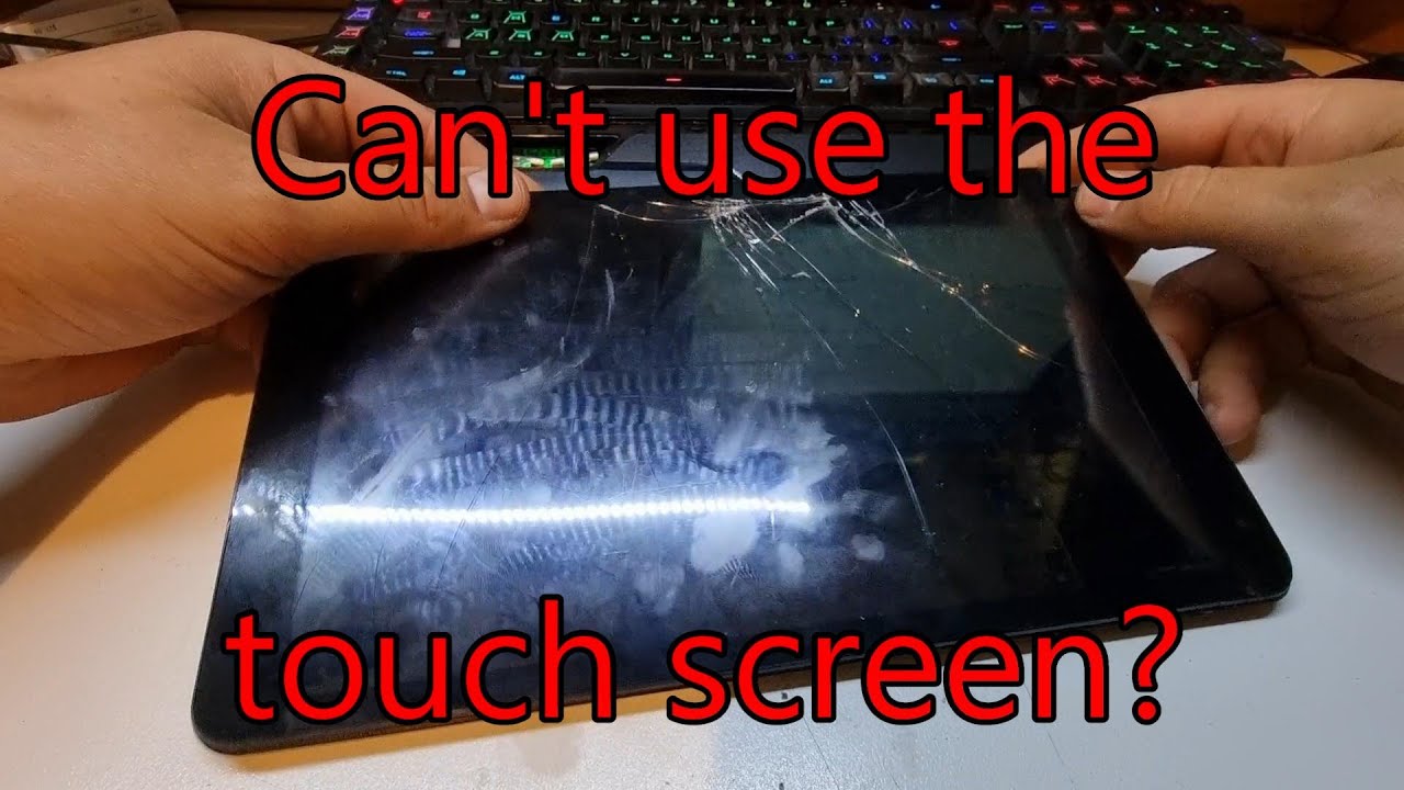 Accessing a broken tablet PC - YouTube