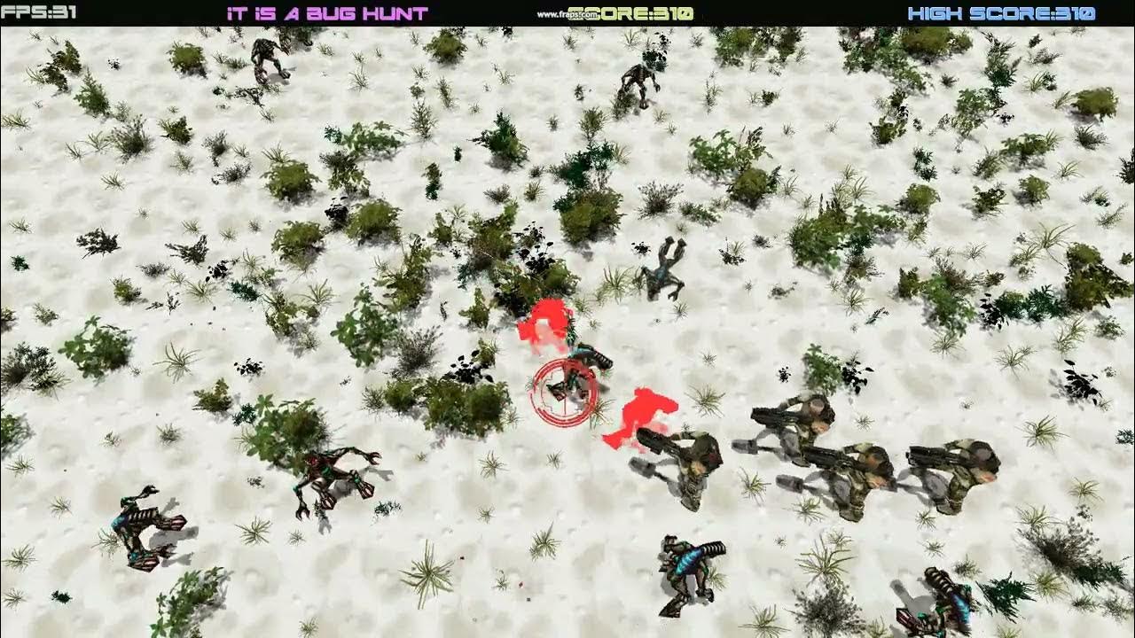 A simple top down shooter game demo made in Blitz3d - YouTube