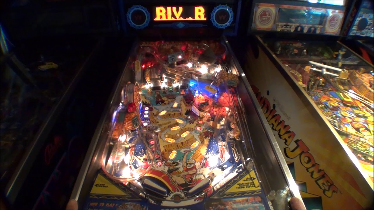 White Water Pinball Machine Williams 1993 - YouTube