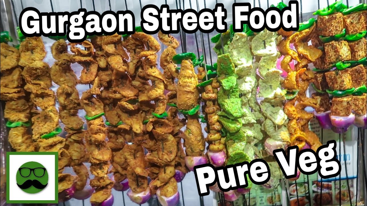 Gurgaon Street Food || Indian Street Food Series || Veggiepaaji - YouTube