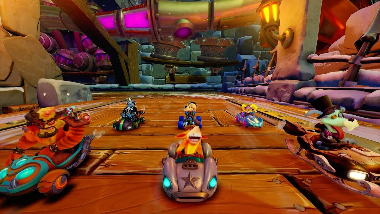 First time playing online - CTR - Xbox - YouTube