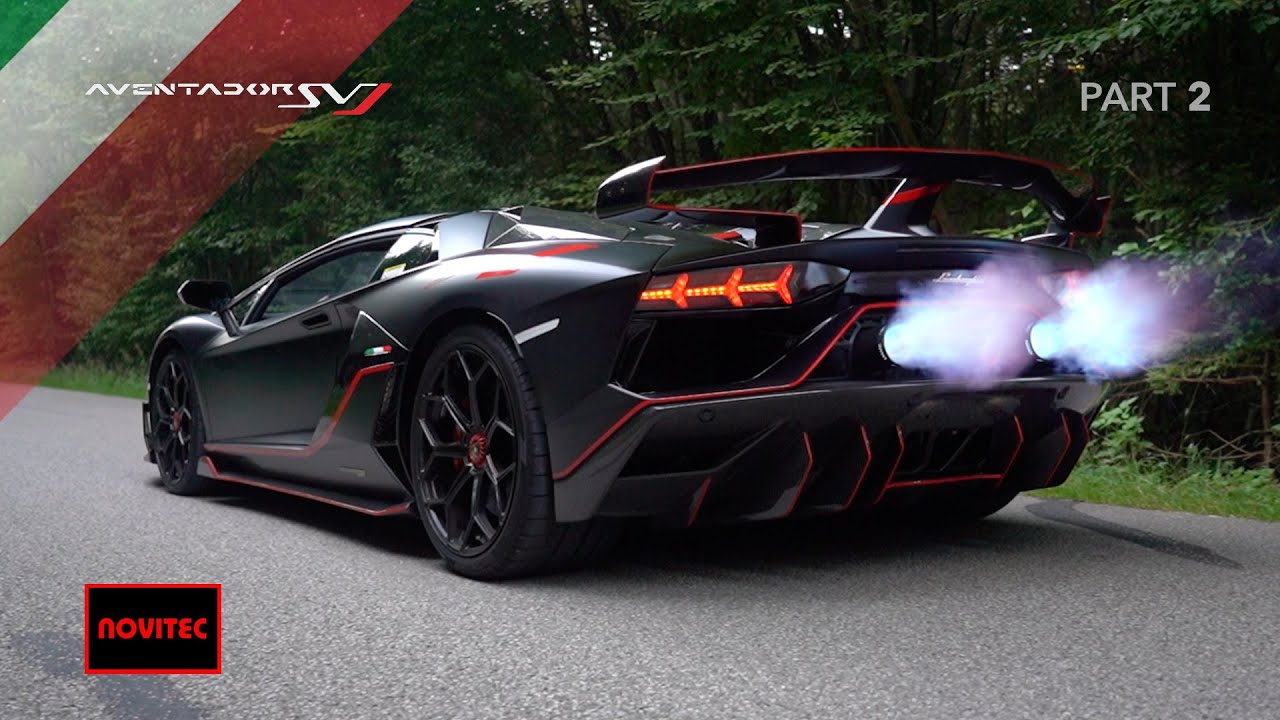Aventador SVJ & Novitec - The most brutal V12 Sound ever! Part 1 - YouTube