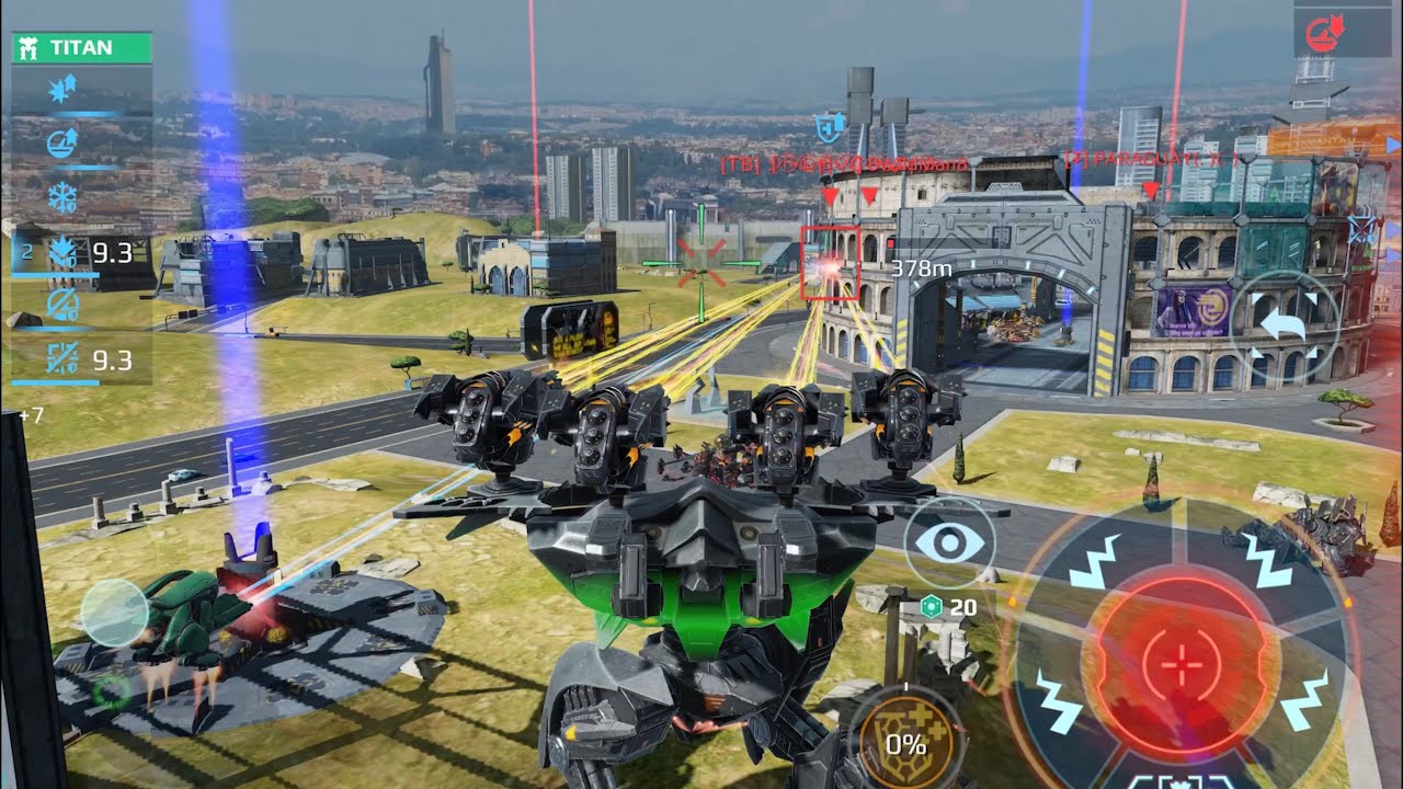 Behemoth sets us up for success in Rome | War Robots gameplay - YouTube