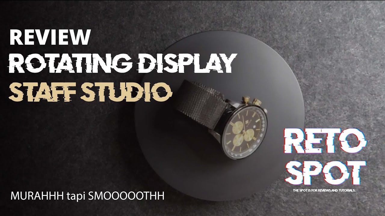 Review Alat Rotating Display Merek Taff STUDIO: Alat Tepat untuk buat ...