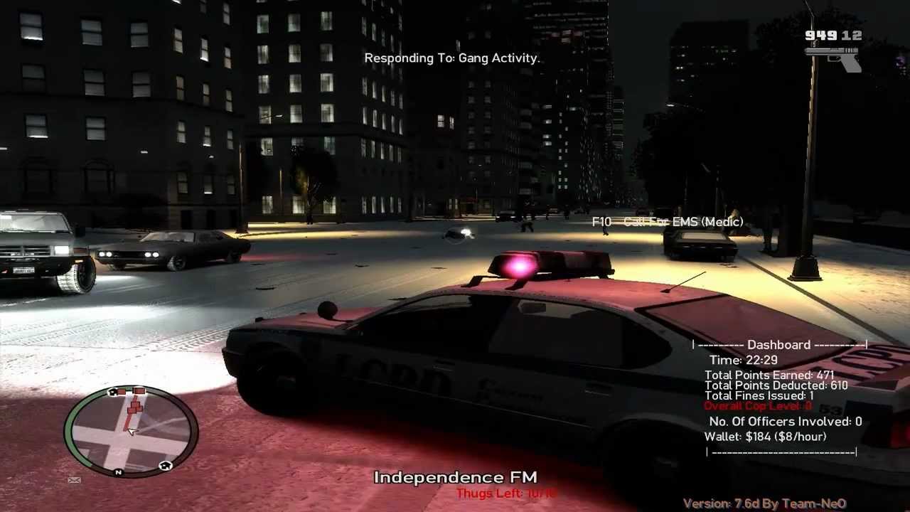 GTA IV Mods: Police Pursuit 7.6d #2 (German) - Das war eine Granate! :D ...