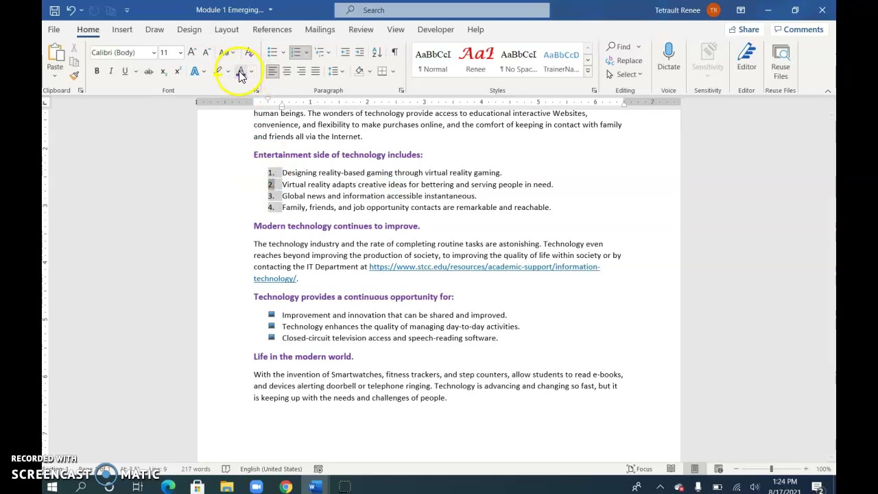 Module 1 Emerging Technology - YouTube