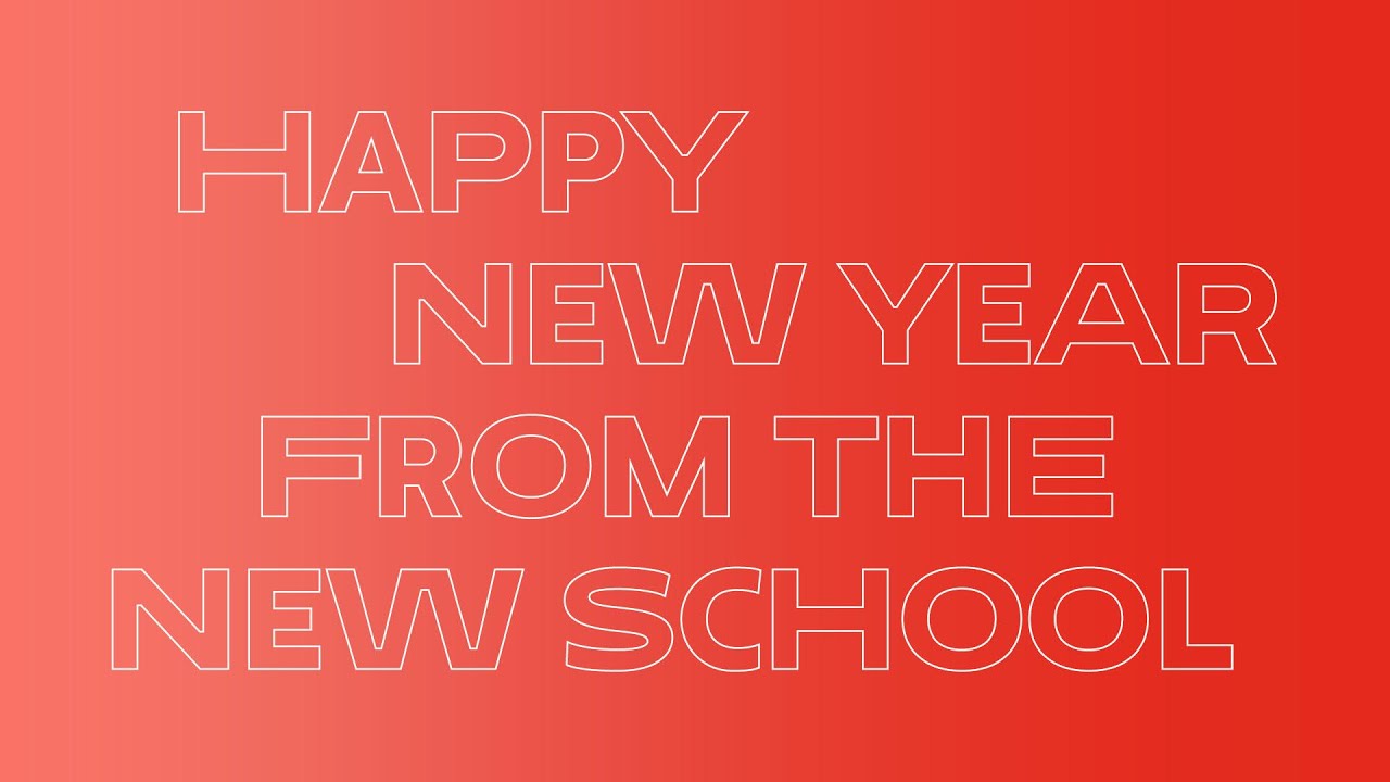 Happy New Year from The New School - YouTube