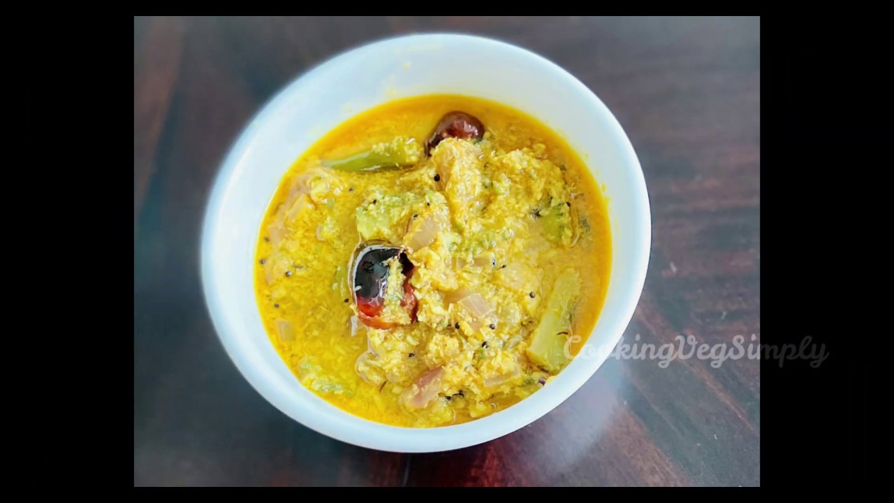 Pavakai Aviyal/Pagarkai Avial/Bitter Gourd Curry/Pavakka Avial ...