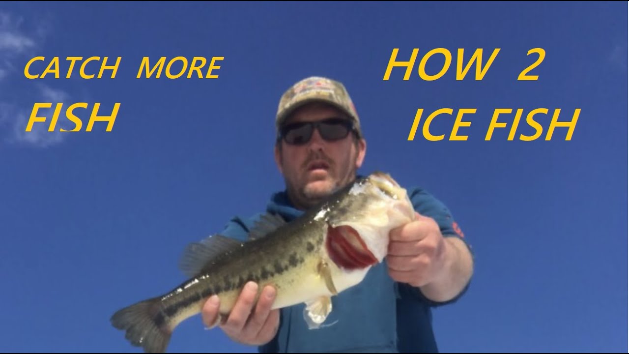 HOW TO ICE FISH with basic equipment - YouTube