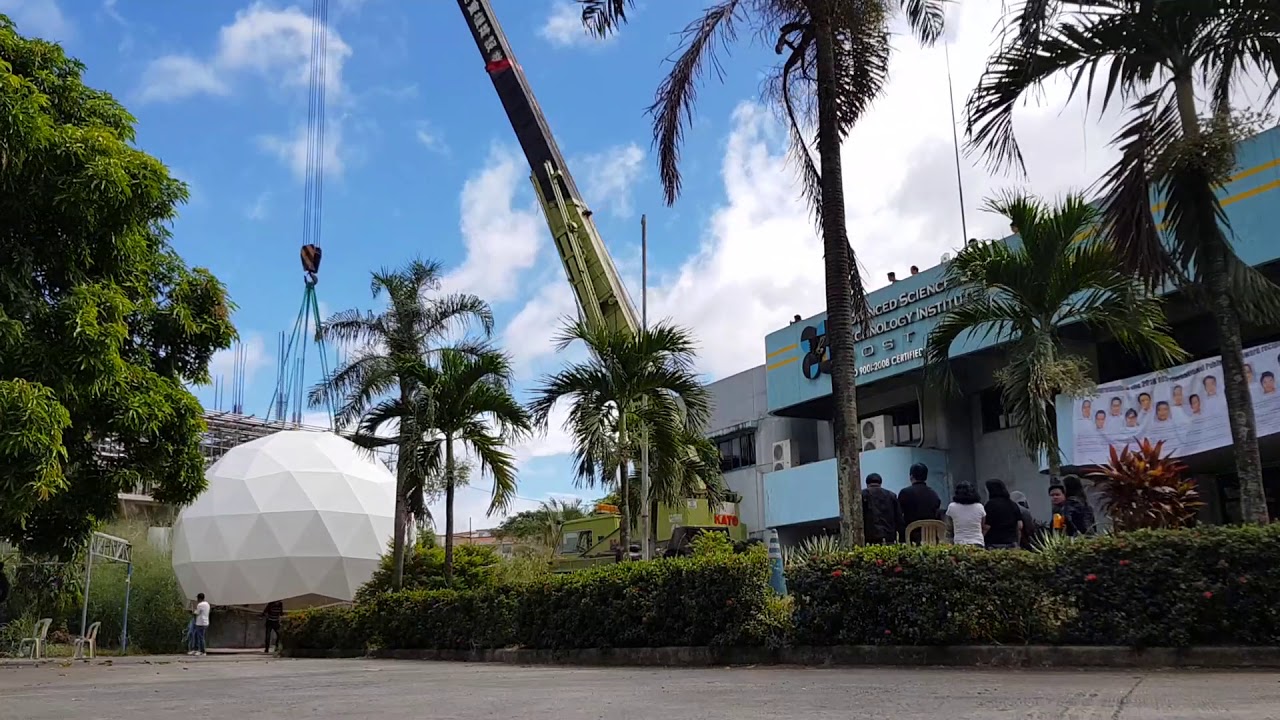 DOST-ASTI Radome Installation Timelapse - YouTube