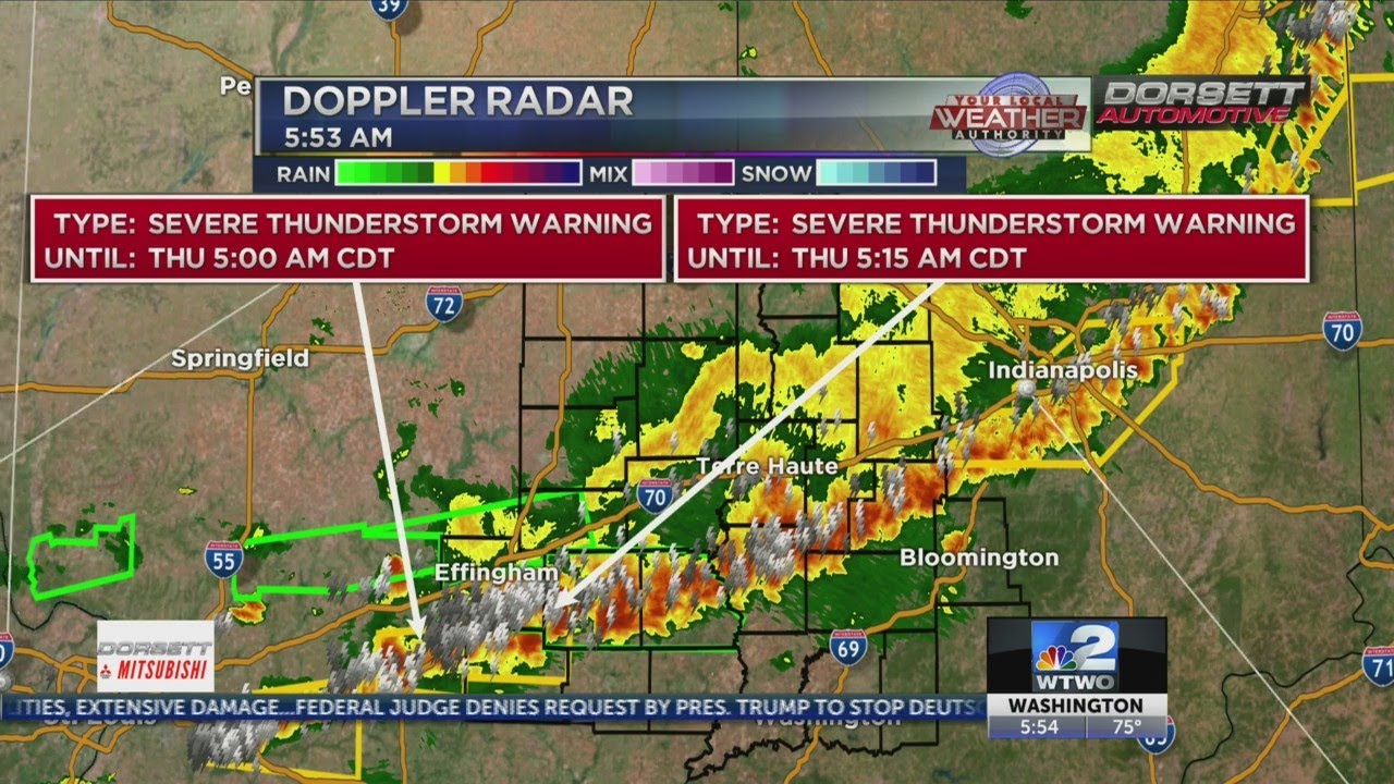 Severe weather for this morning - YouTube