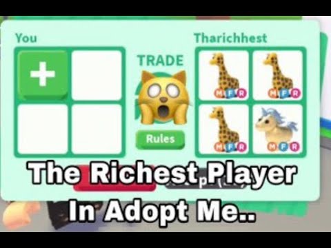 RICH Adopt Me Players FLEXED Their LEGENDARY INVENTORY In Trade ...
