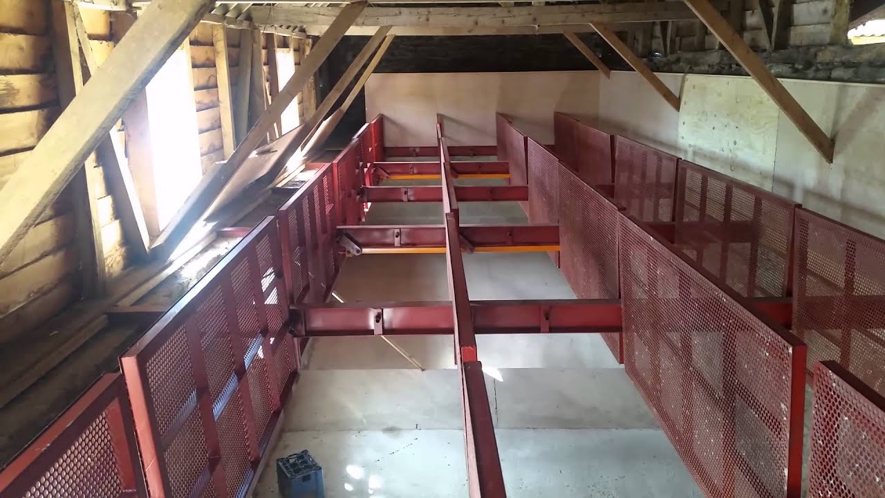 Biomass drying floor .made by steve richards. - YouTube
