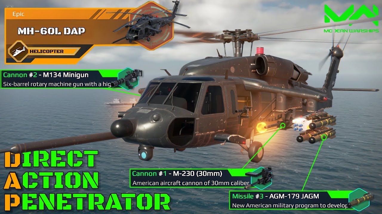 New Helicopter! MH-60L DAP Overview ! Worth2Get? It's Support Heli! Not ...