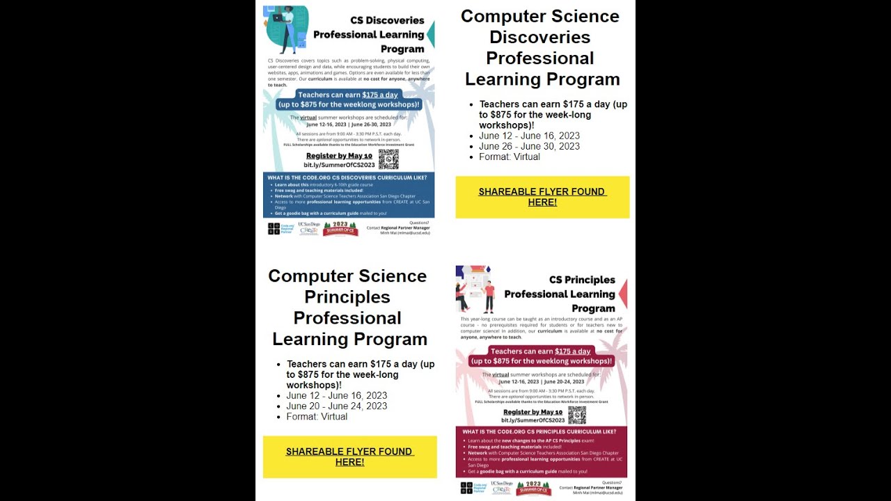 Code.org & Seasons of CS: Computer Science Discoveries & Principles ...