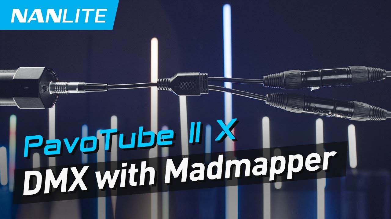 PavoTube II X DMX Control Tutorial with Madmapper - YouTube