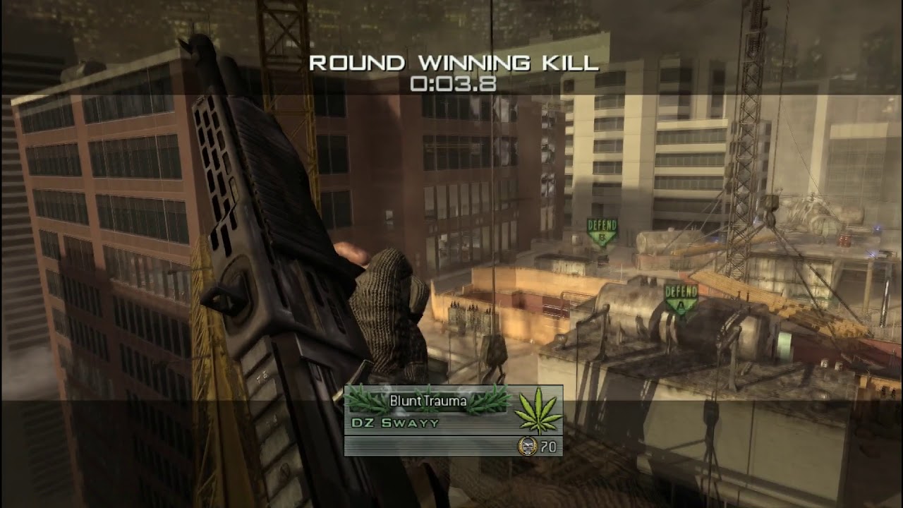 IM BACK! FIRST IN dZ! (INSANE MW2 TRICKSHOT) - YouTube