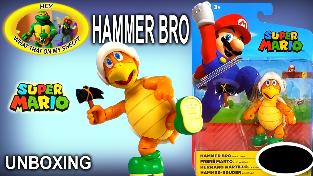 Unboxing Super Mario Hammer Bro - March 1st 2023 - JAKKS Super Mario 4 ...