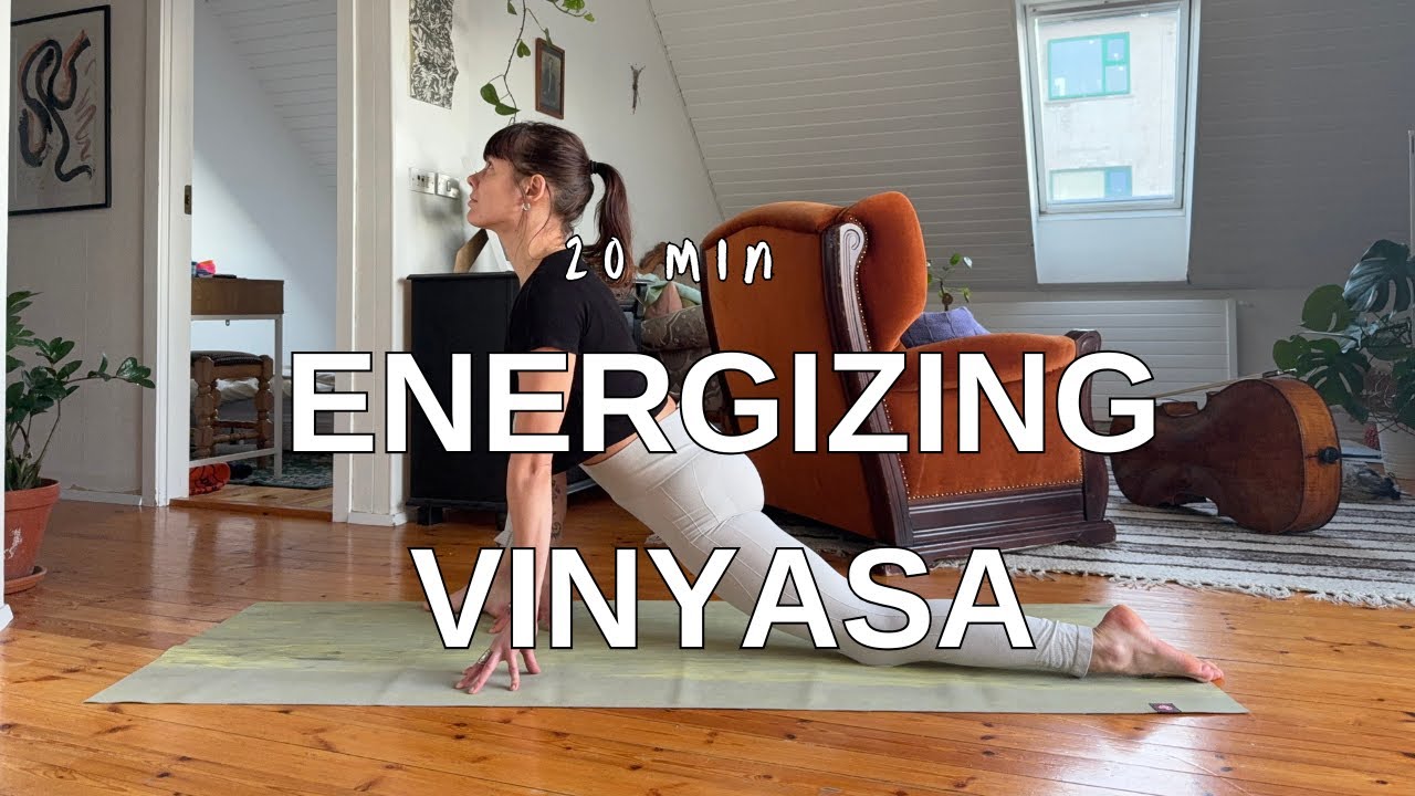 20 Minute Vinyasa for Energy | Full body Stretch - YouTube
