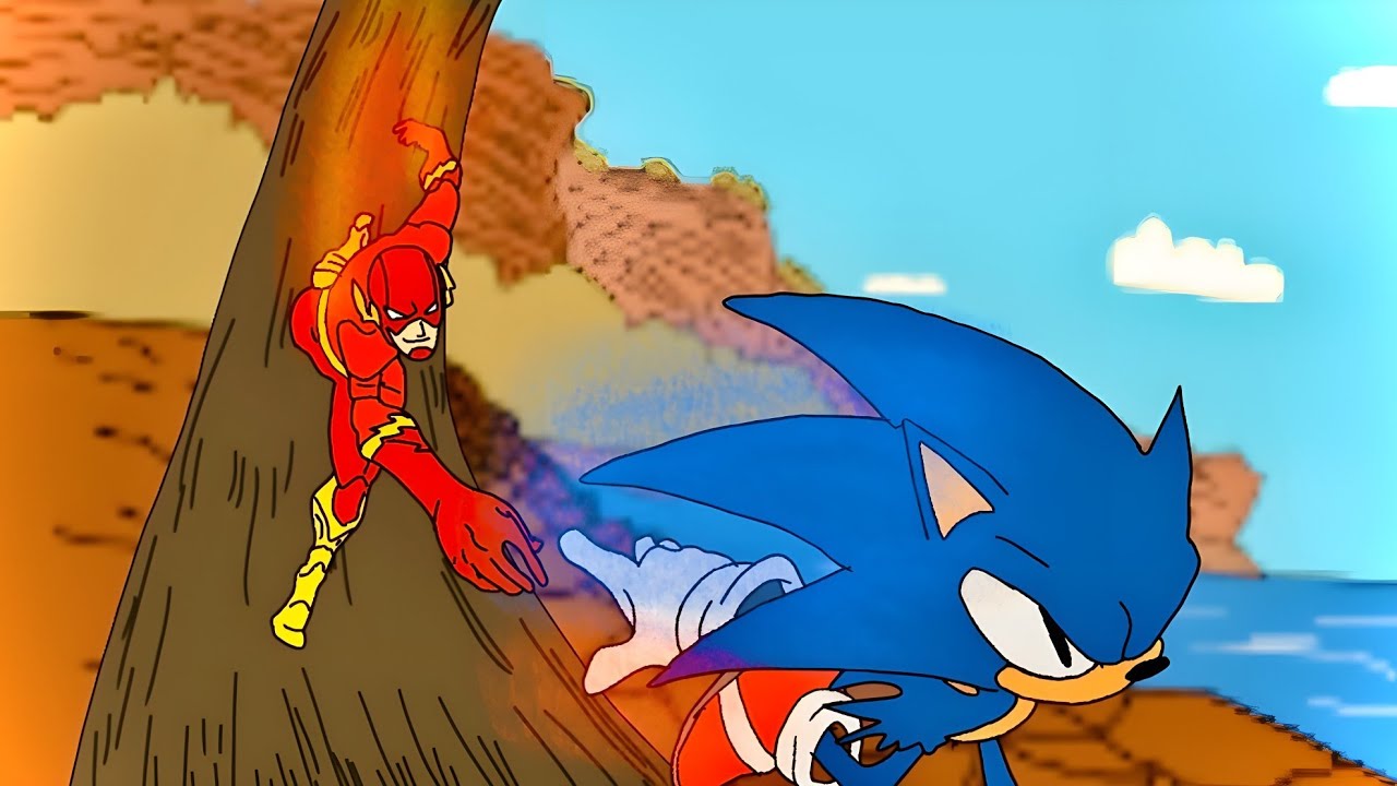 Sonic VS Flash: Speed PERFECTED⚡ | DC X Sonic Animation - YouTube