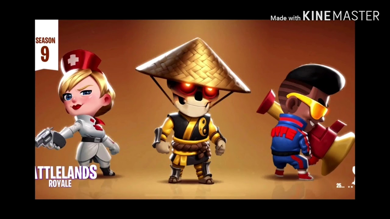 Skin e new map Battlelands season 9!!! - YouTube