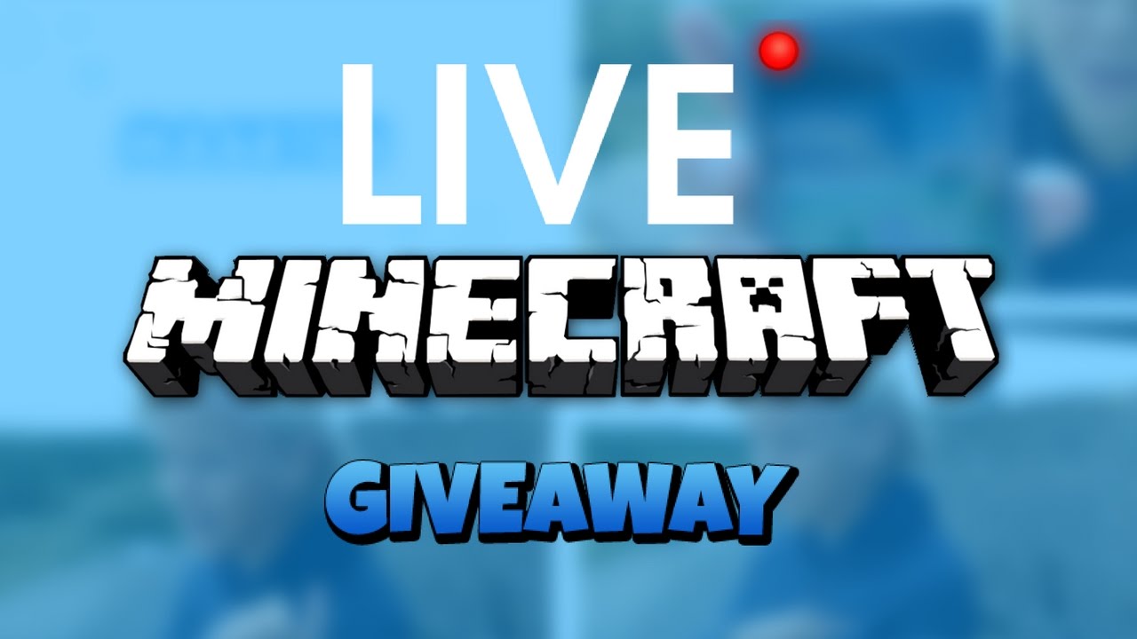 LIVE MINECRAFT ACCOUNT GIVEAWAY 2017! - YouTube