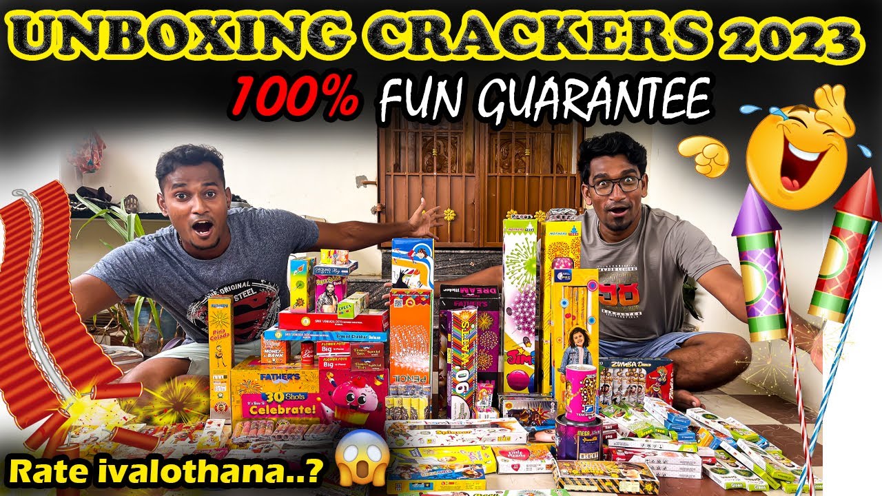 🔥Unboxing Crackers 2023😍 | கம்மி price la இவளோ வெடி ஆஹ்!!!😱|Best Crackers | Long-Lasting ...
