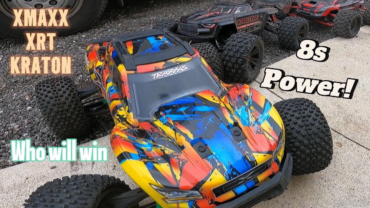 Xmaxx vs Xrt vs Kraton who's faster! - YouTube