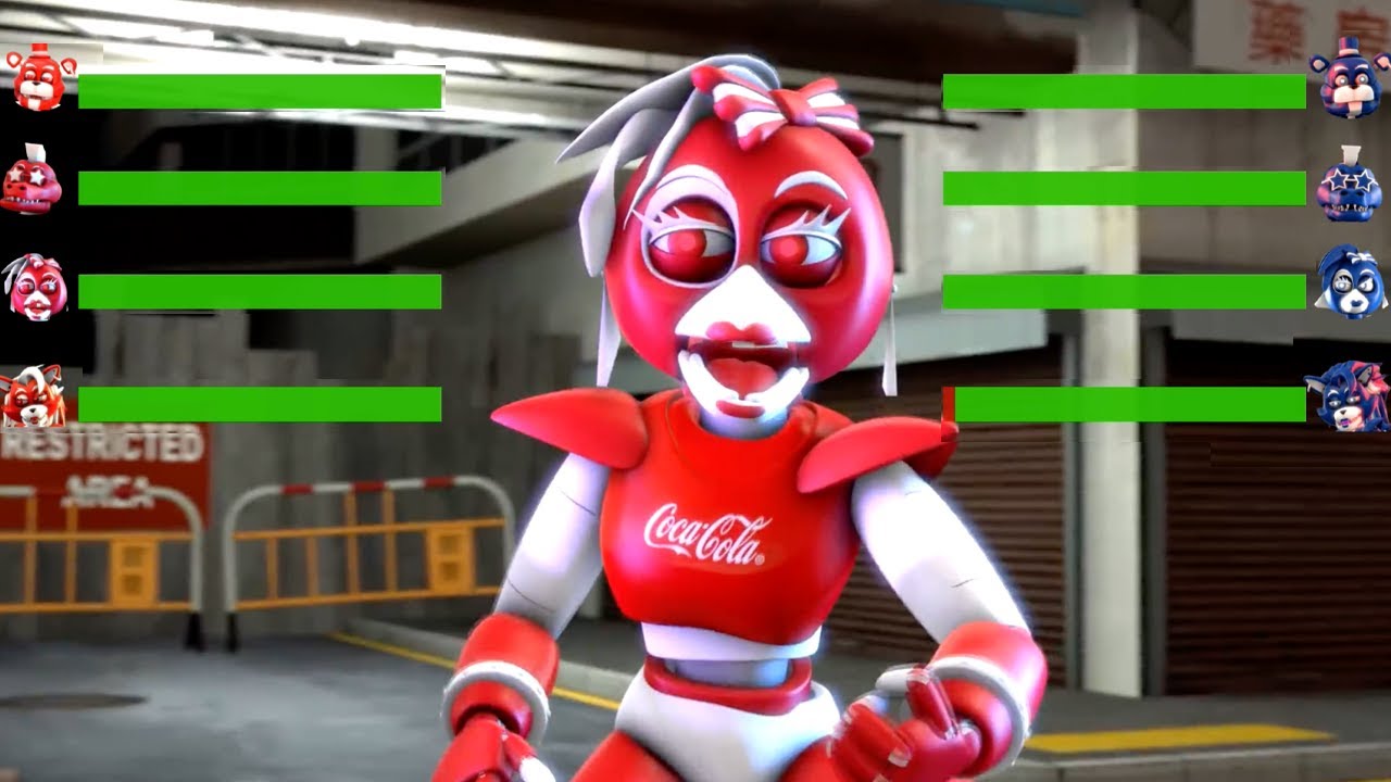 [SFM FNaF] Security Breach Coca Cola vs Pepsi Animatronics WITH ...