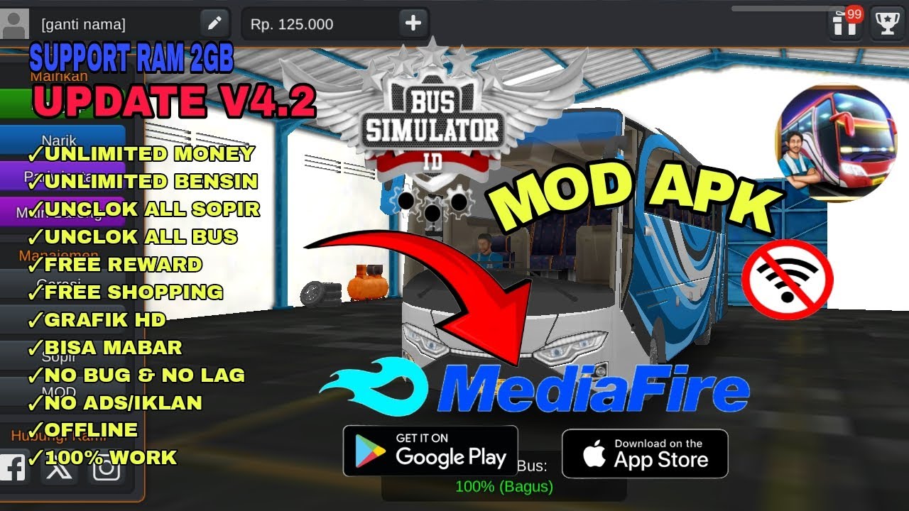🛑[MODZ APK] SHARE GAME BUS SIMULATOR INDONESIA UPDATE V4.2 UNLIMITED ...