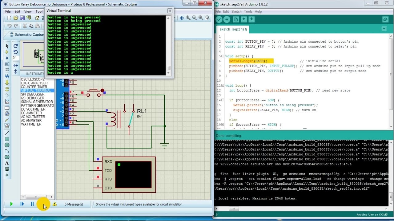 13-15.Button Relay/Toggle Relay Debounce/Toggle Relay without Debounce ...