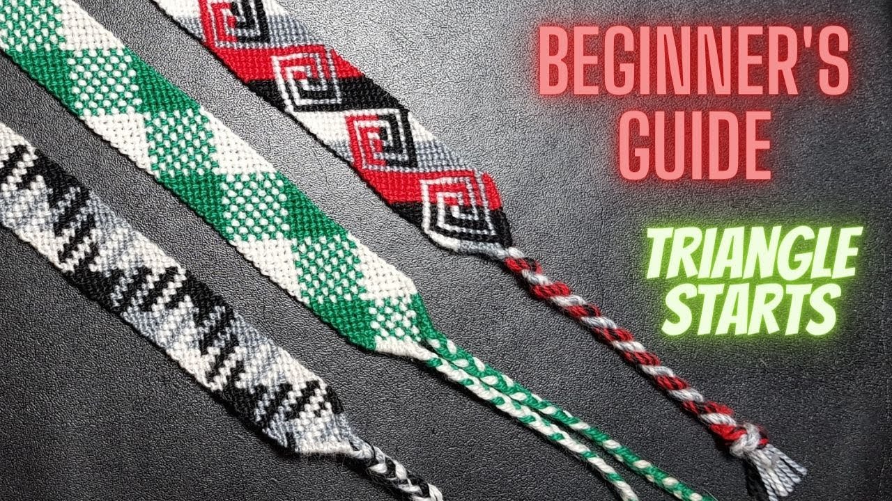 DIY | Begginner's Guide: How to Weave Triangle Start | Friendship ...