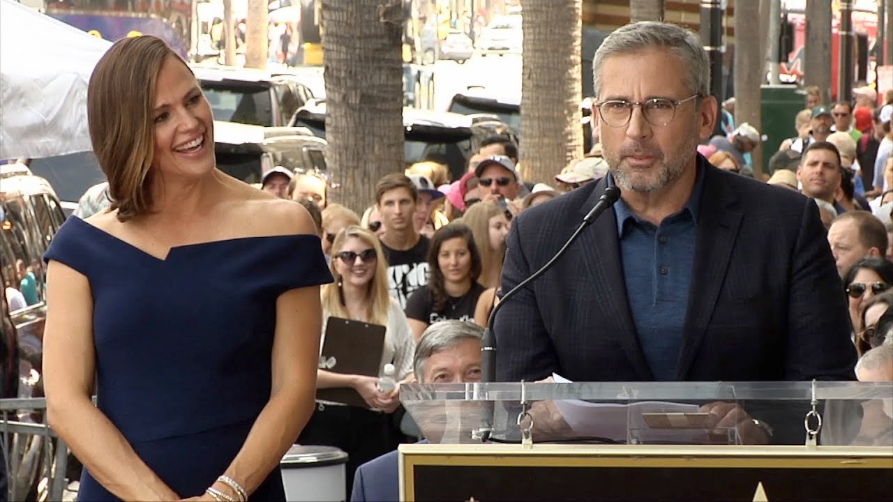 Steve Carell Speech at Jennifer Garner's Hollywood Walk of Fame Star ...