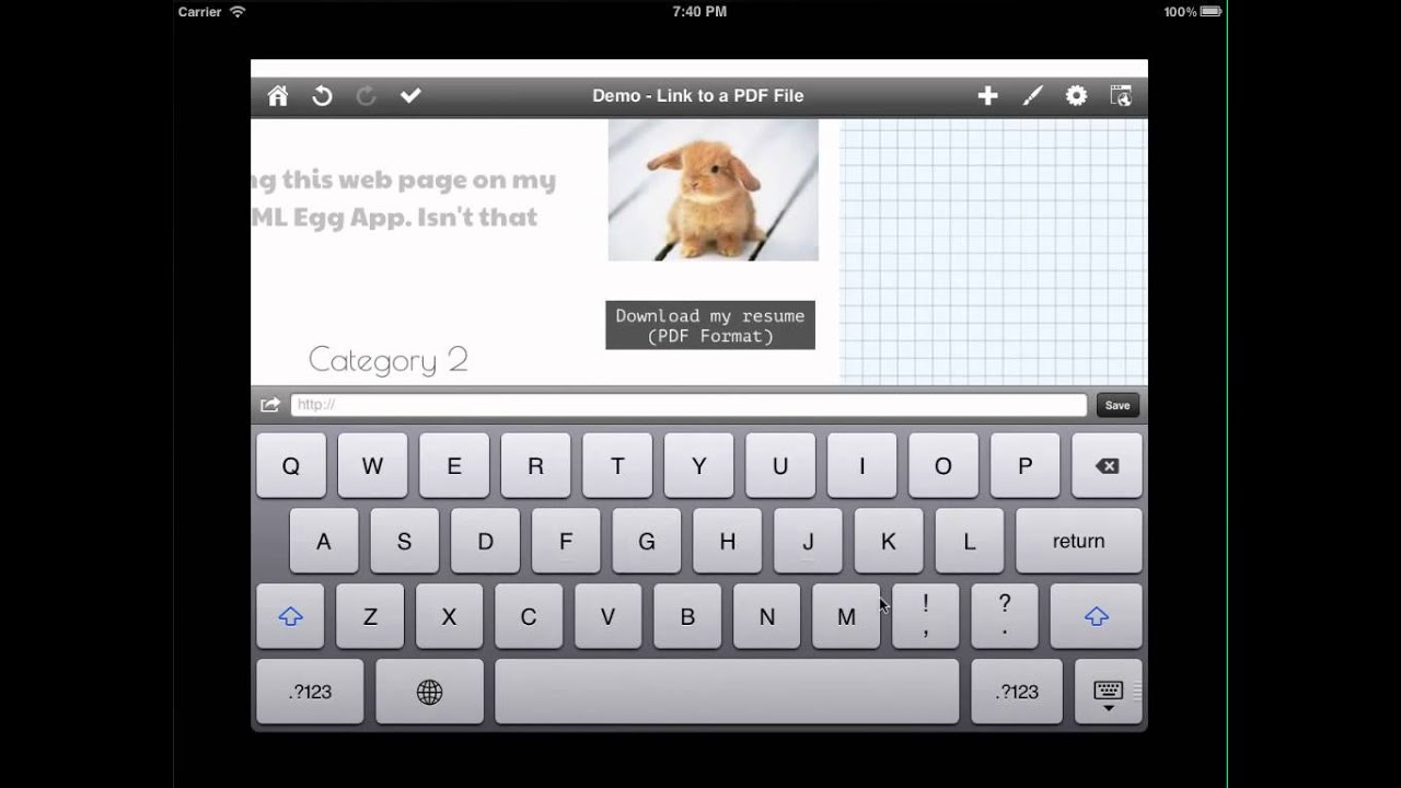 Linking to a PDF File - Creating web page on your iPad with the HTML ...