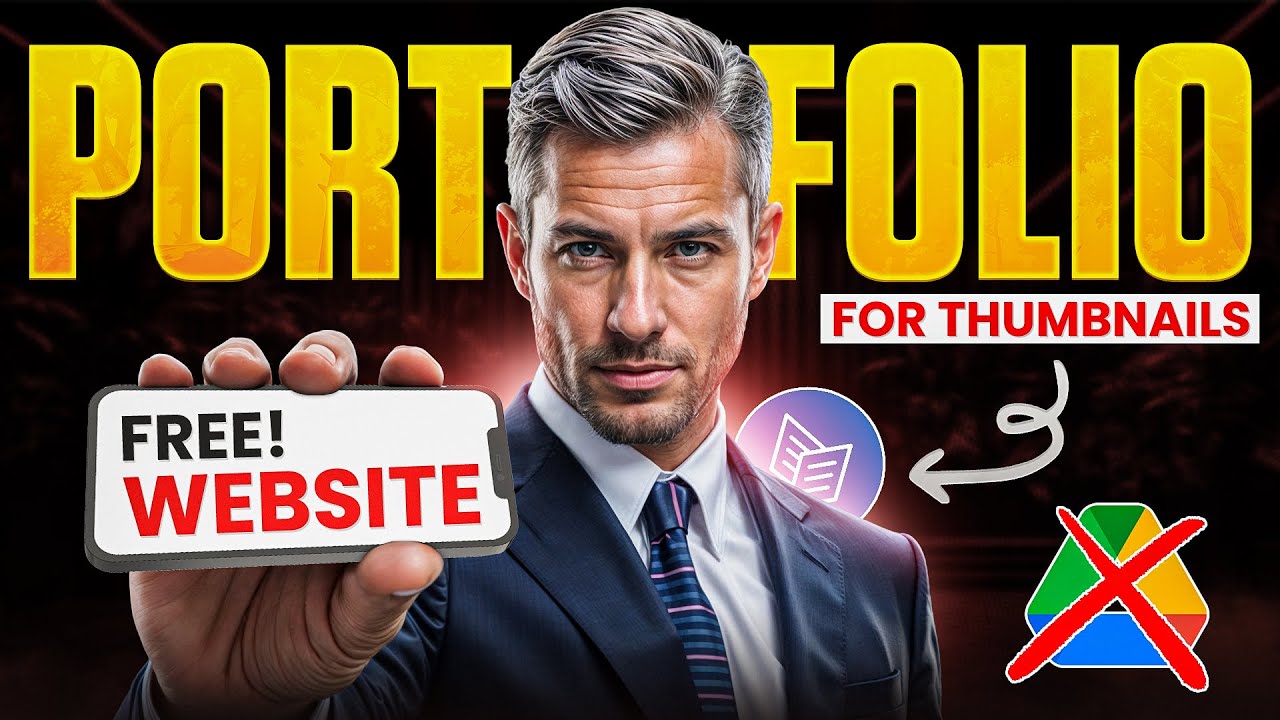 HOW TO MAKE A STUNNING PORTFOLIO AS A THUMBNAIL DESIGNER In 2025 Using ...