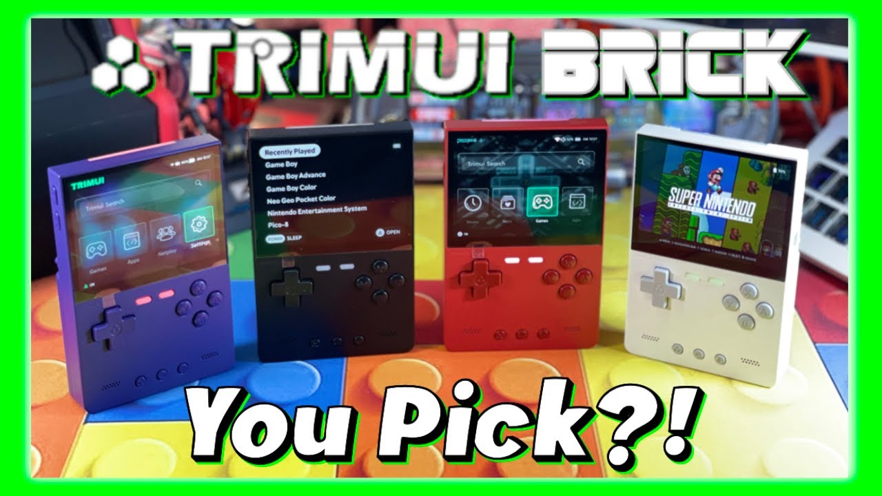 Pick your TrimUI Brick | Buyers and Custom Firmware Guide - YouTube