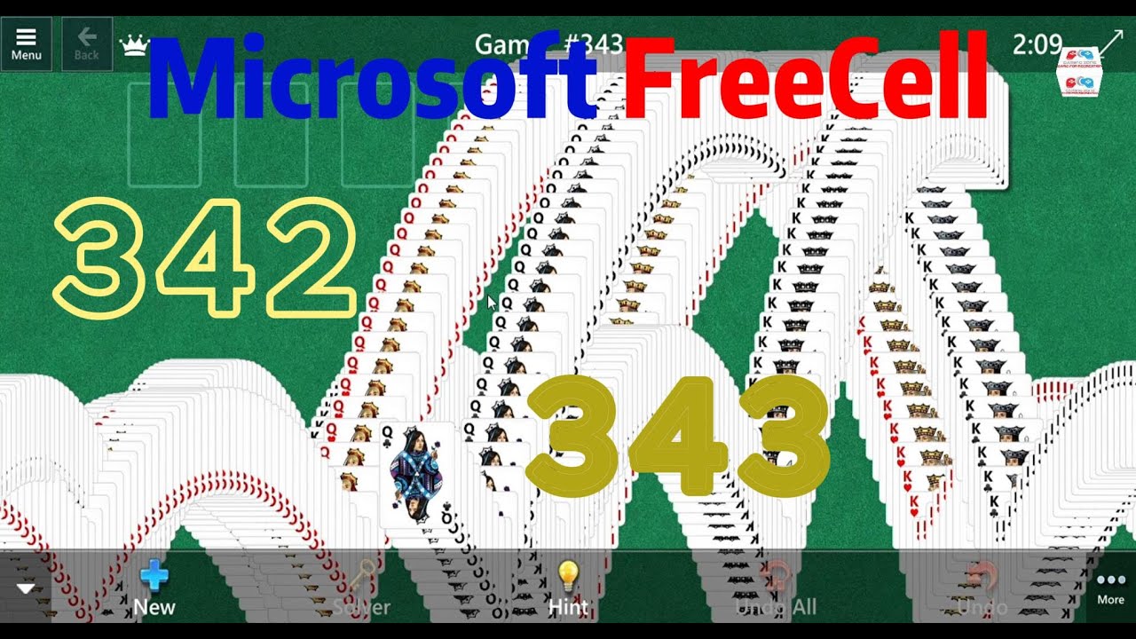 🃏 Microsoft Solitaire FreeCell: Solved Deck #342 & #343 Strategies ...