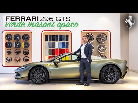 Ferrari 296 GTS in Verde Masoni Opaco | Ferrari Ulrich