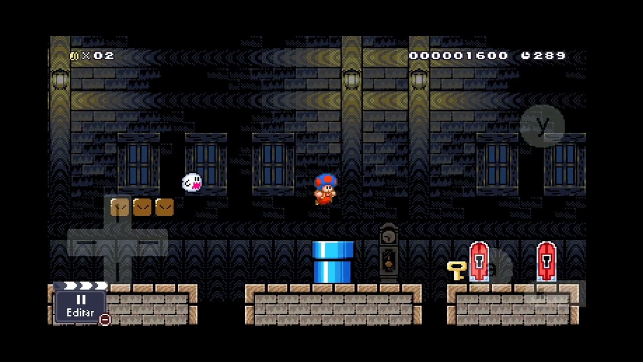 Toad's Adventure 8: Spooky Ghost Mansion (wrong way, SMW) - YouTube