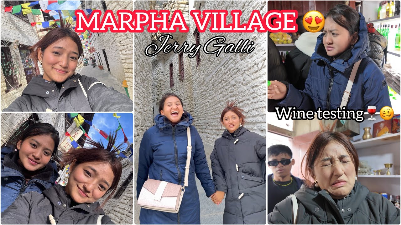 JERRY GALLI IN MARPHA VILLAGE😍~ Very Beautiful ~ Mustang Vlog ~ Last ...