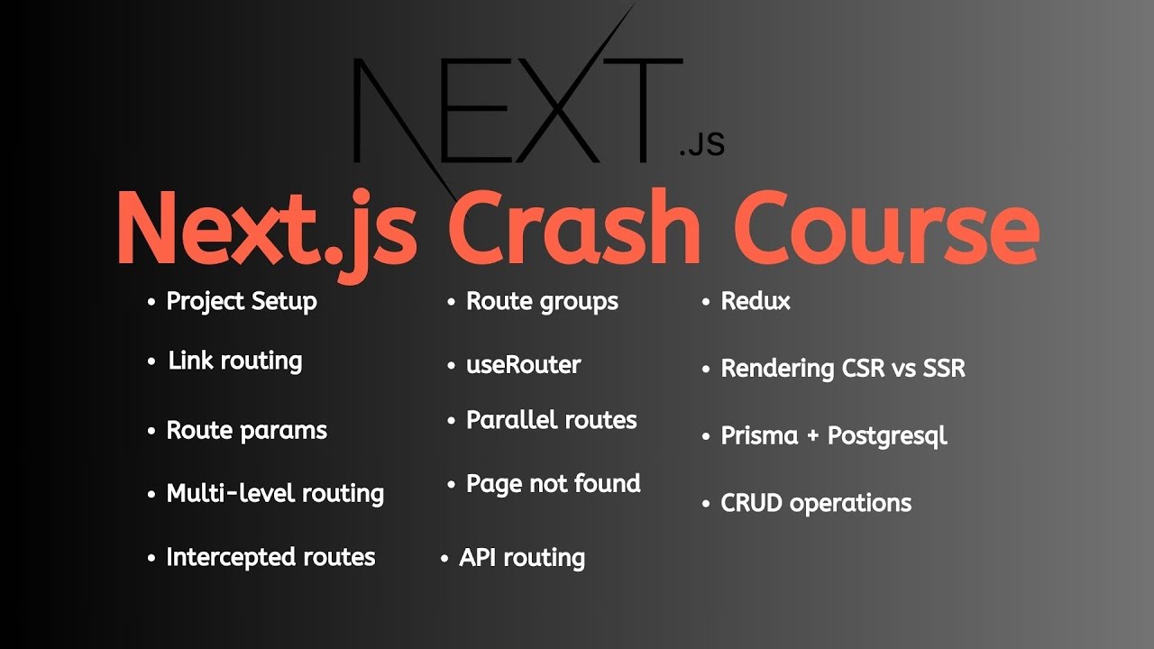 2024 Next.js essentials crash course (with TypeScript) - YouTube