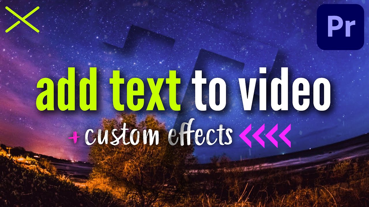 How to ADD TEXT to Video in Premiere Pro CC | Tutorial for Beginners ...
