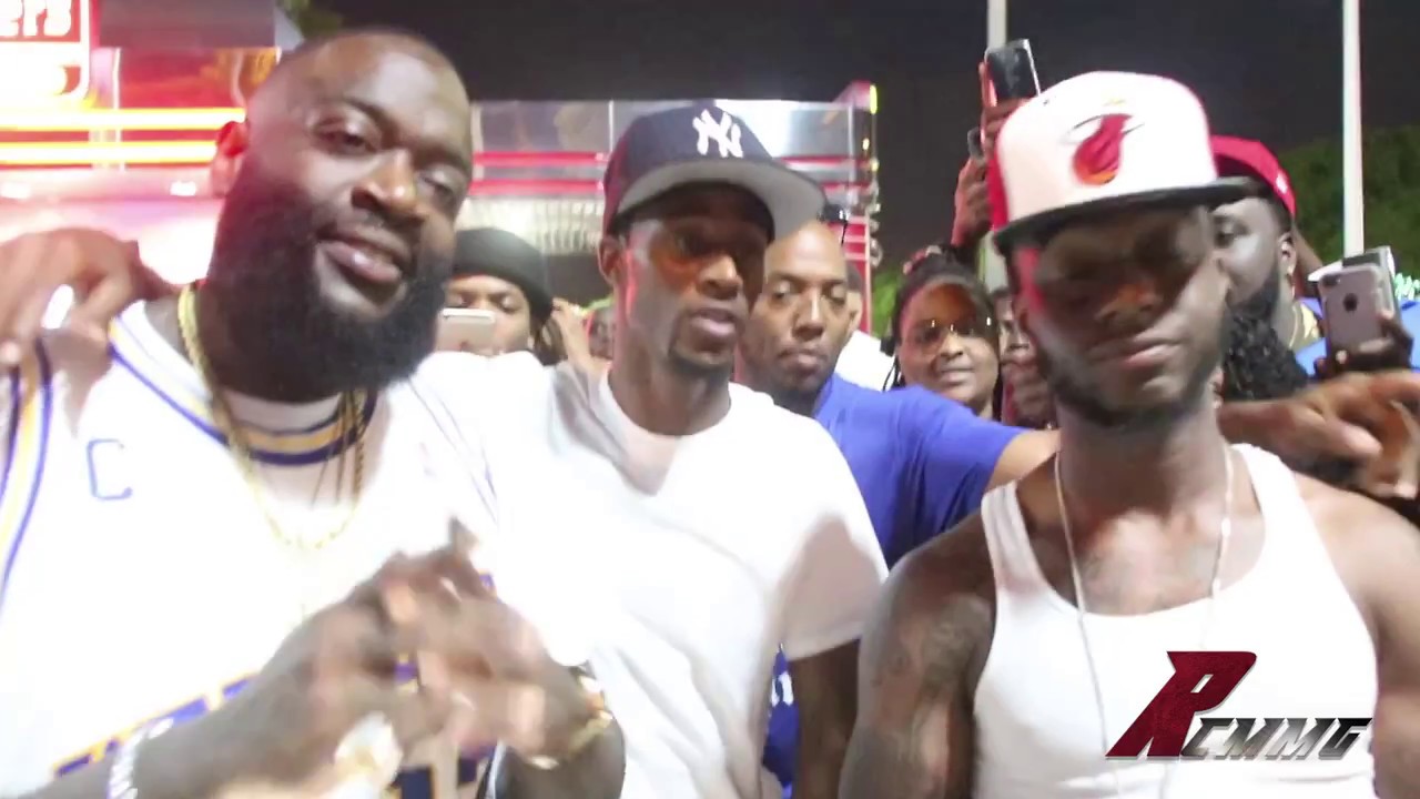 RICK ROSS WHAT ARE YOU EATTING FOR THE FINALS CHECKERS BIG BUFORD EVENT ...