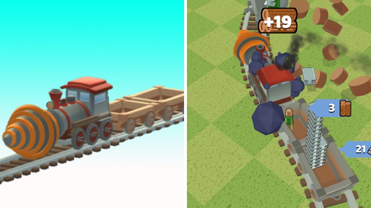 Build The Railway 🚄🚉🚂 Gameplay iOS - Create The Railway Track - YouTube