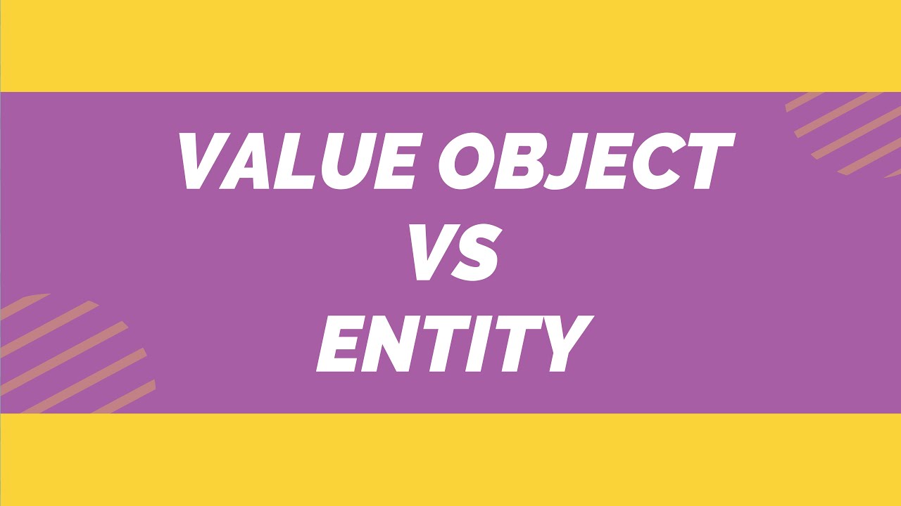 ‫تفاوت بین Value object و Entity‬ - YouTube