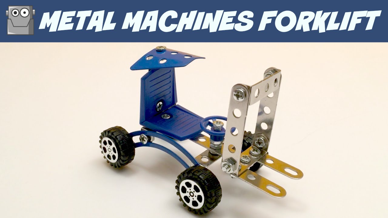 Toy Truck Building FORKLIFT Metal Machines - YouTube