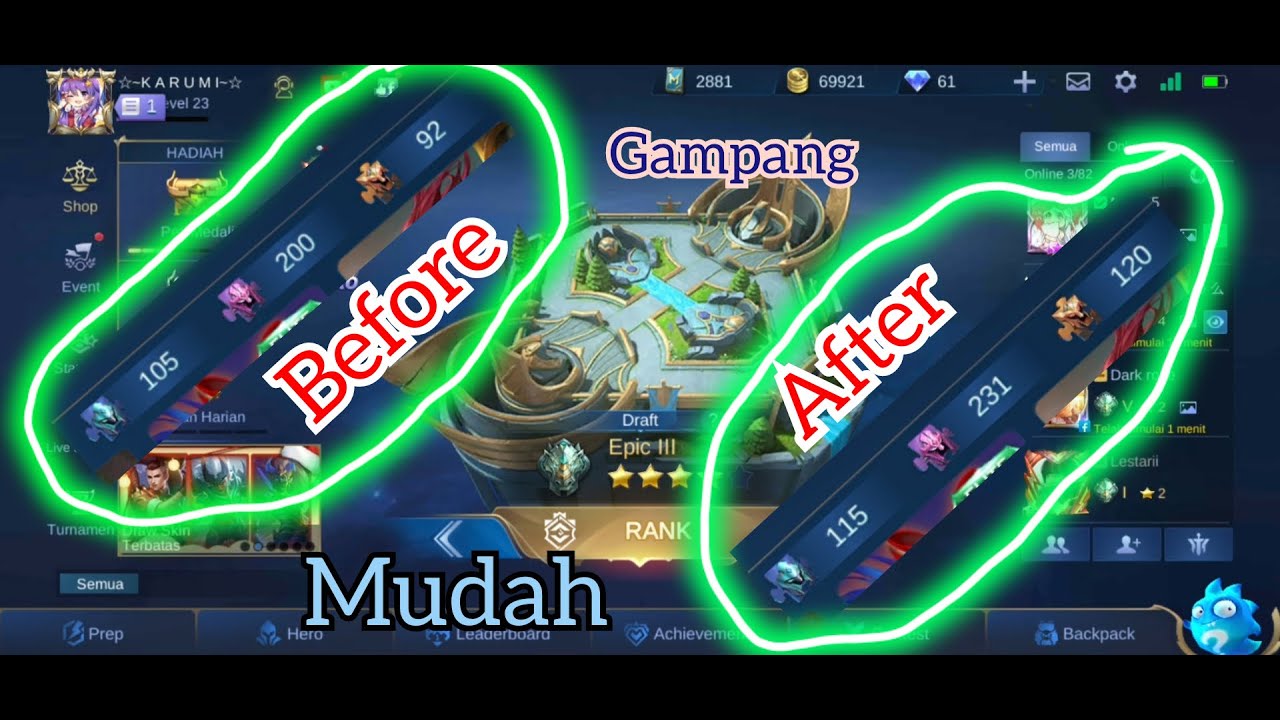 cara mendapatkan rare skin fragment, hero fragment, dan premium skin ...
