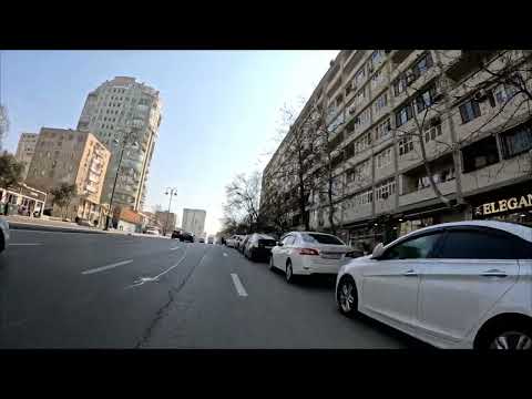 Bakı*Yasamal*Abbas Mirzə Şərifzadə küçəsi*Velo gəzinti*Cycling in Baku*🚴