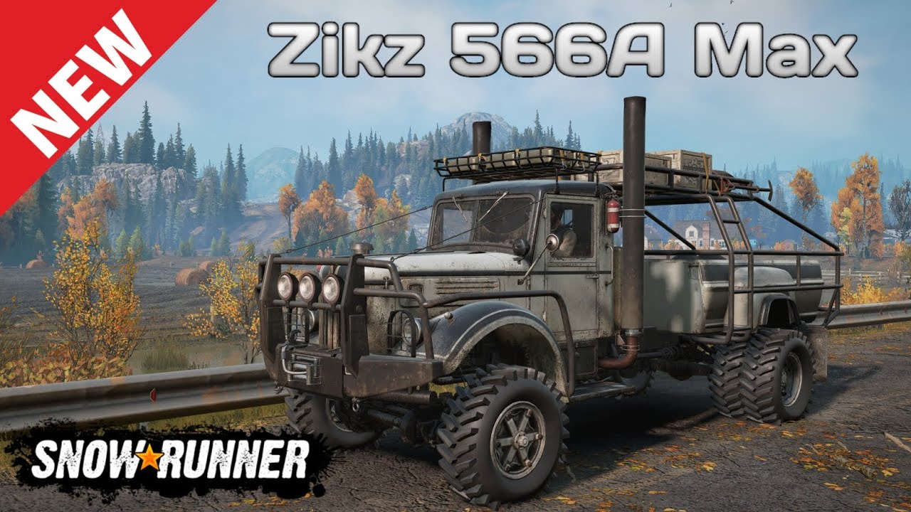 New Truck Zikz 566A Max In SnowRunner Season 9 @TIKUS19 - YouTube