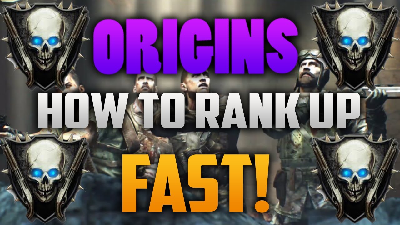 Black Ops 2 Zombies *HOW TO GET MAX RANK FAST* - YouTube